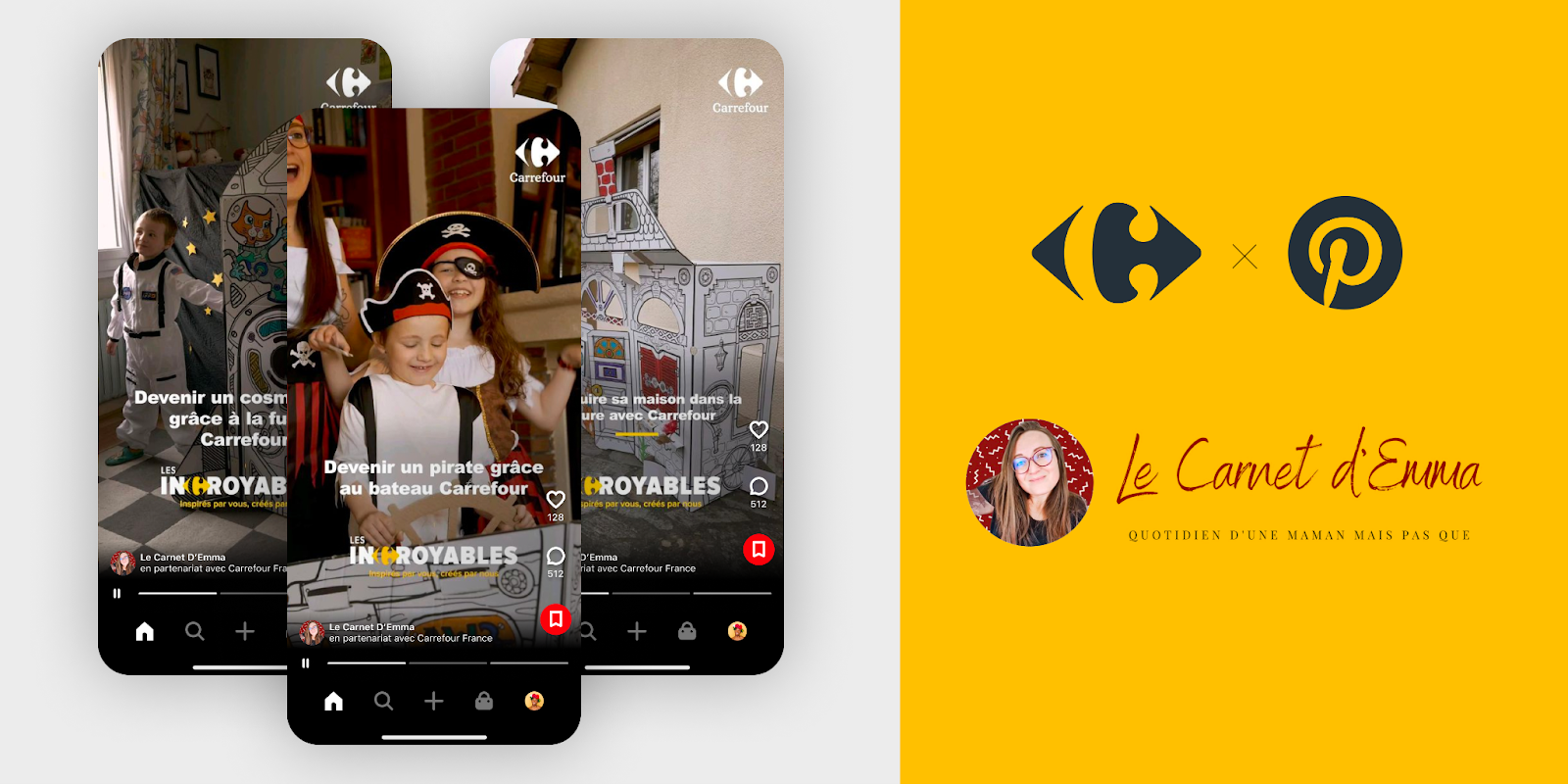 Carrefour et Pinterest s'associent pour créer la 1ère campagne créateur